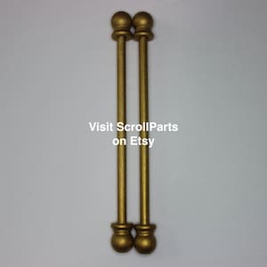 Gold DIY Mini Scroll Invitation Rods - Etsy