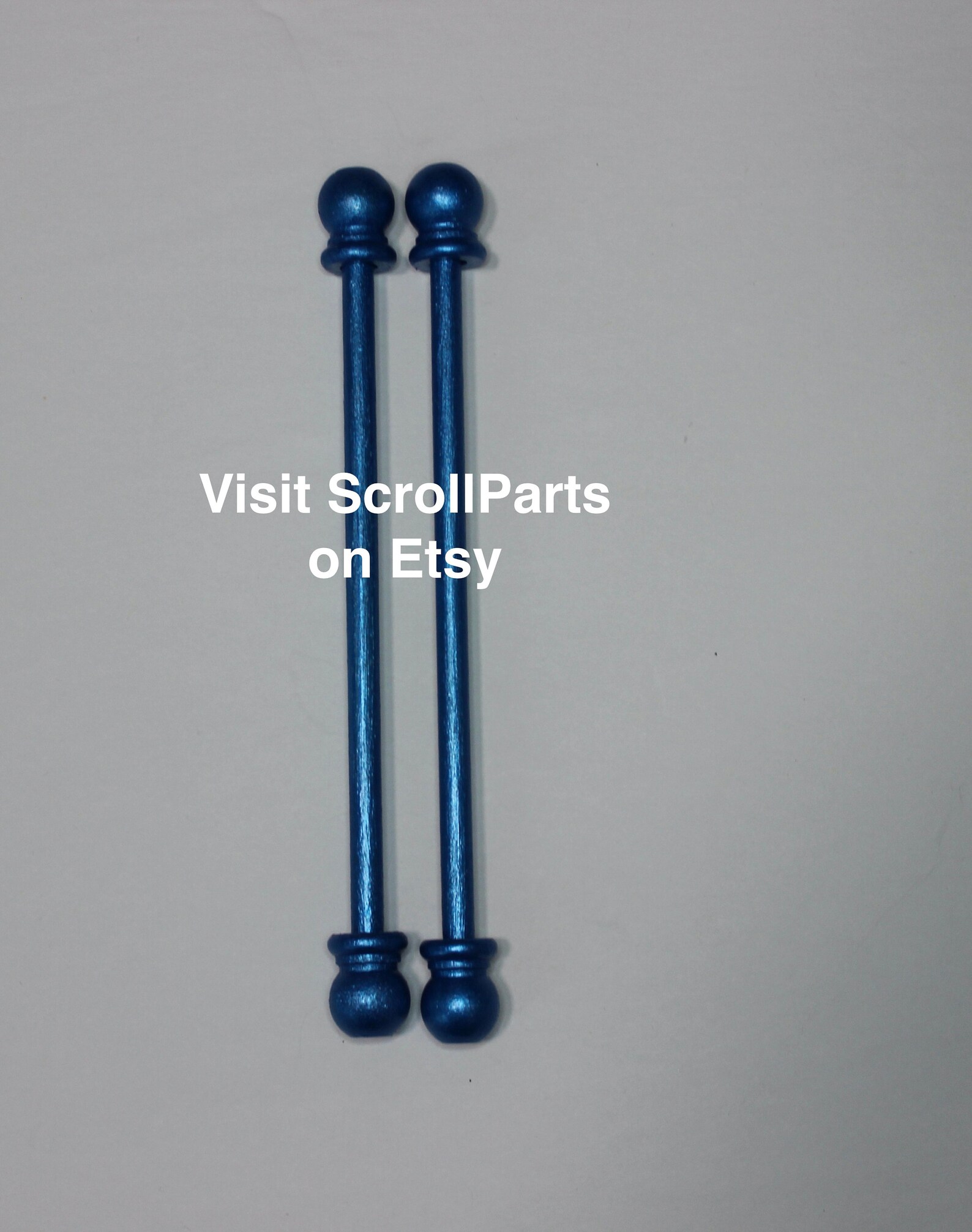 Royal Blue DIY Mini Scroll Invitation Rods - Etsy
