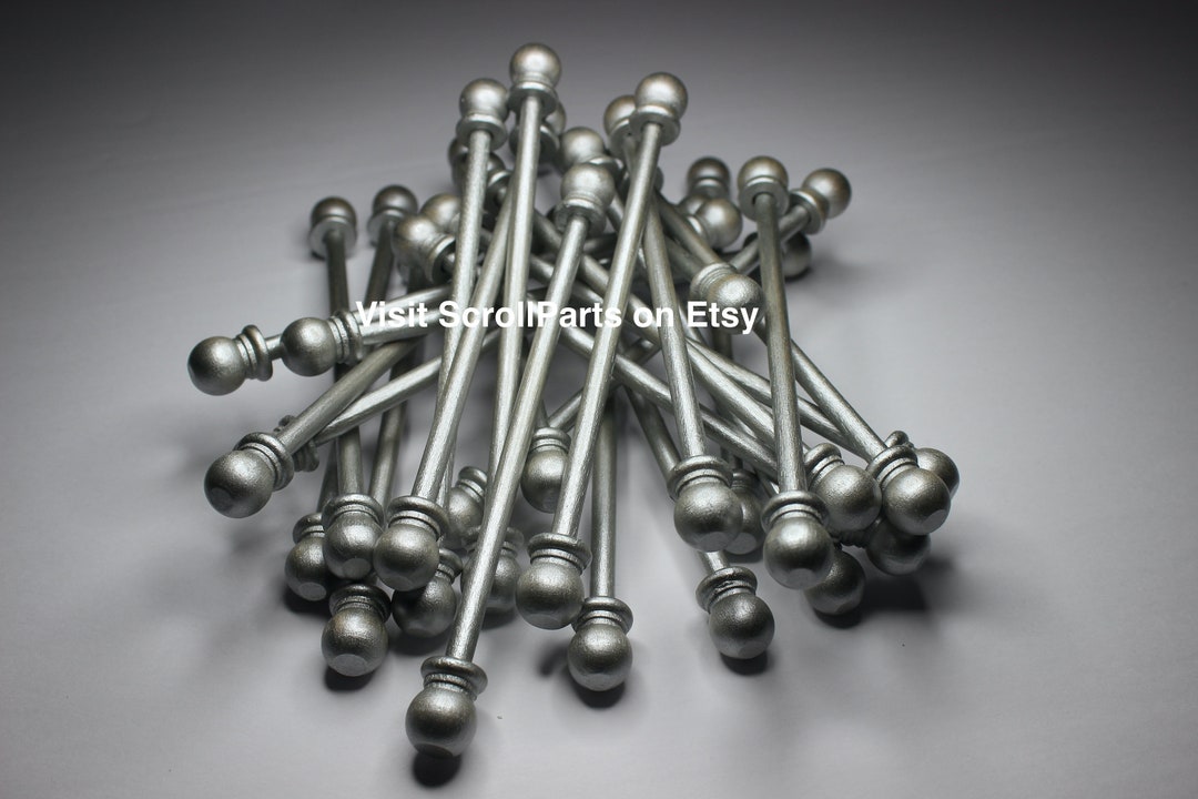Silver DIY Mini Scroll Invitation Rods - Etsy