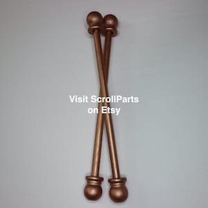 Rose Gold DIY Scroll Invitation Rods - Etsy