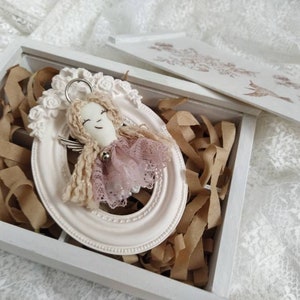 Guardian Angel Textile Doll Mini Angel Baby Shower Gift Angel | Etsy