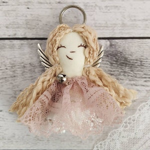Guardian Angel Textile Doll Mini Angel Baby Shower Gift Angel | Etsy
