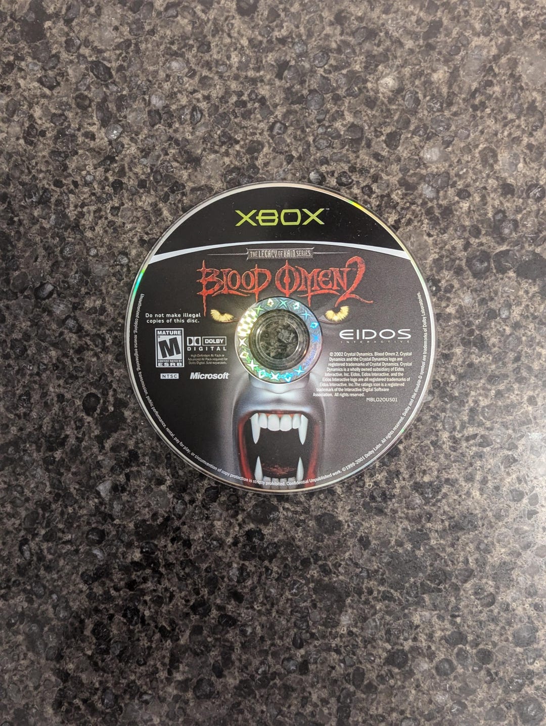 Authentic Legacy of Kain: Blood Omen 2 Microsoft Xbox Original Xbox ...