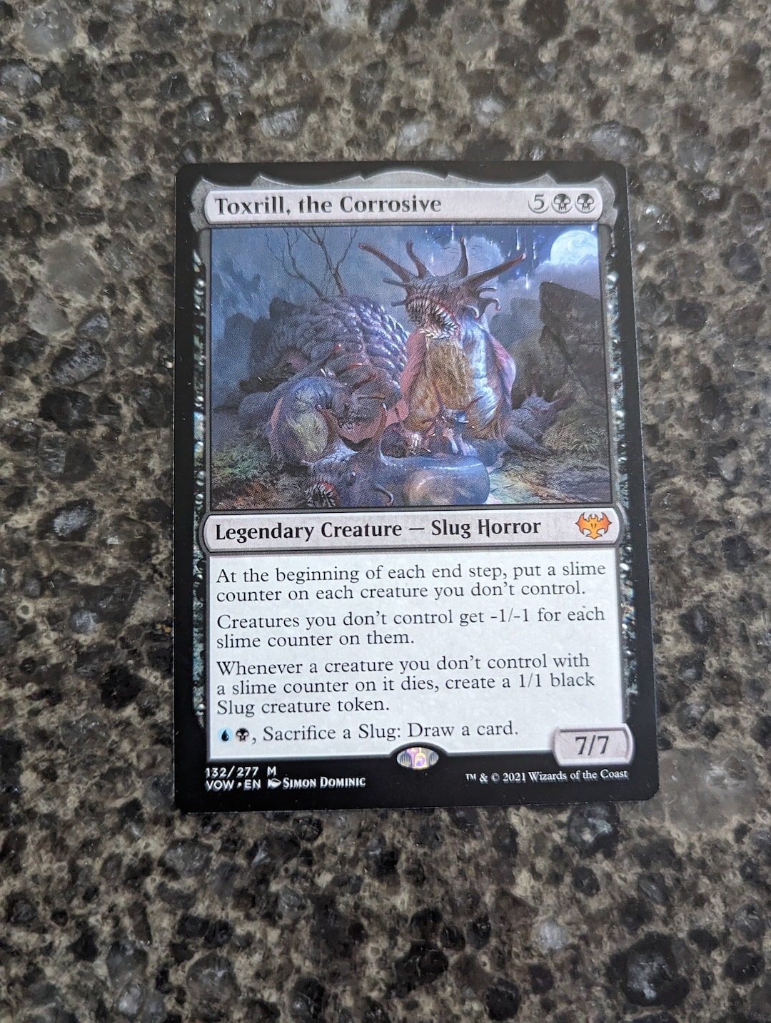 AUTHENTIC Toxrill, the Corrosive Rare Magic the Gathering Innistrad ...