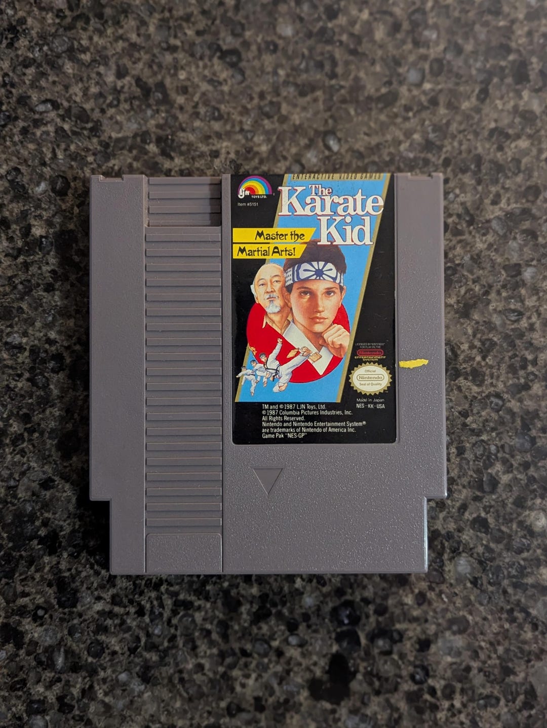 Authentic - the Karate Kid - Nintendo Entertainment System - NES - Game ...