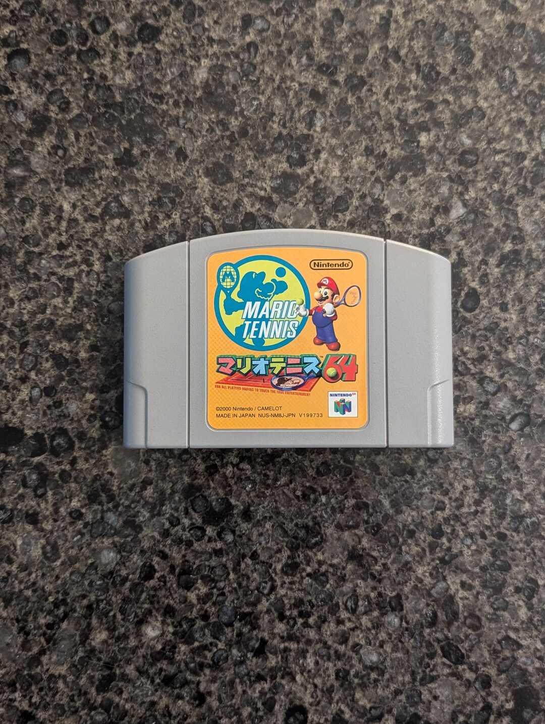 Authentic - Mario Tennis 64 - Nintendo 64 - N64 - Japan Import - Game ...