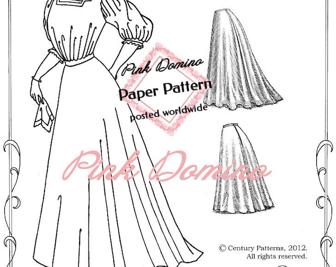 Edwardian Circular Skirt Pattern C1905-1908 Century Patterns. Multi ...