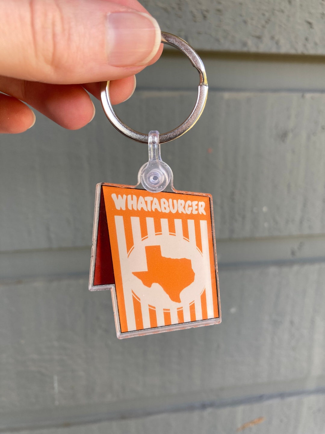 Texas Whataburger Keychain, Key Chain, Keys, Car Accessories, Texas - Etsy