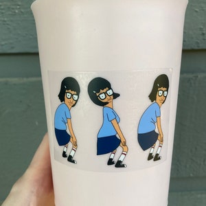 Tina Belcher Twerking Transparent Sticker, Bob’s Burgers, Tina Dancing ...