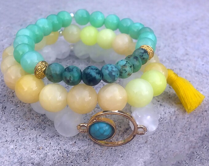 Soul Stack PLAYA Beaded Bracelets Bracelet Stack Healing Jewelry ...