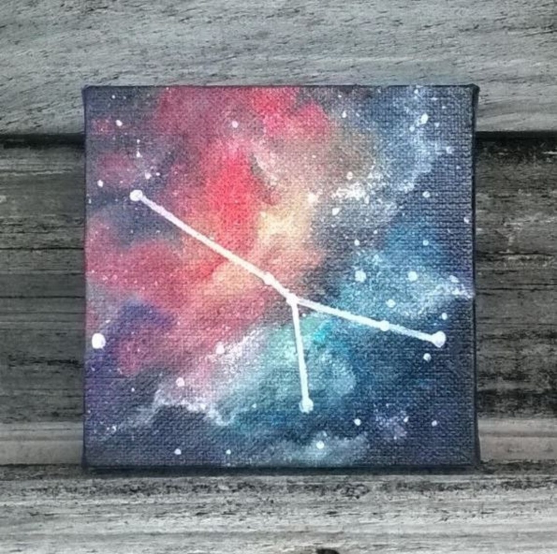 Zodiac Constellation Painting Galaxy Painting Zodiac Art - Etsy