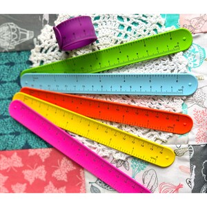 CHOOSE YOUR COLOR Slap Ruler Sewing Craft Supply Sewing Knitting ...