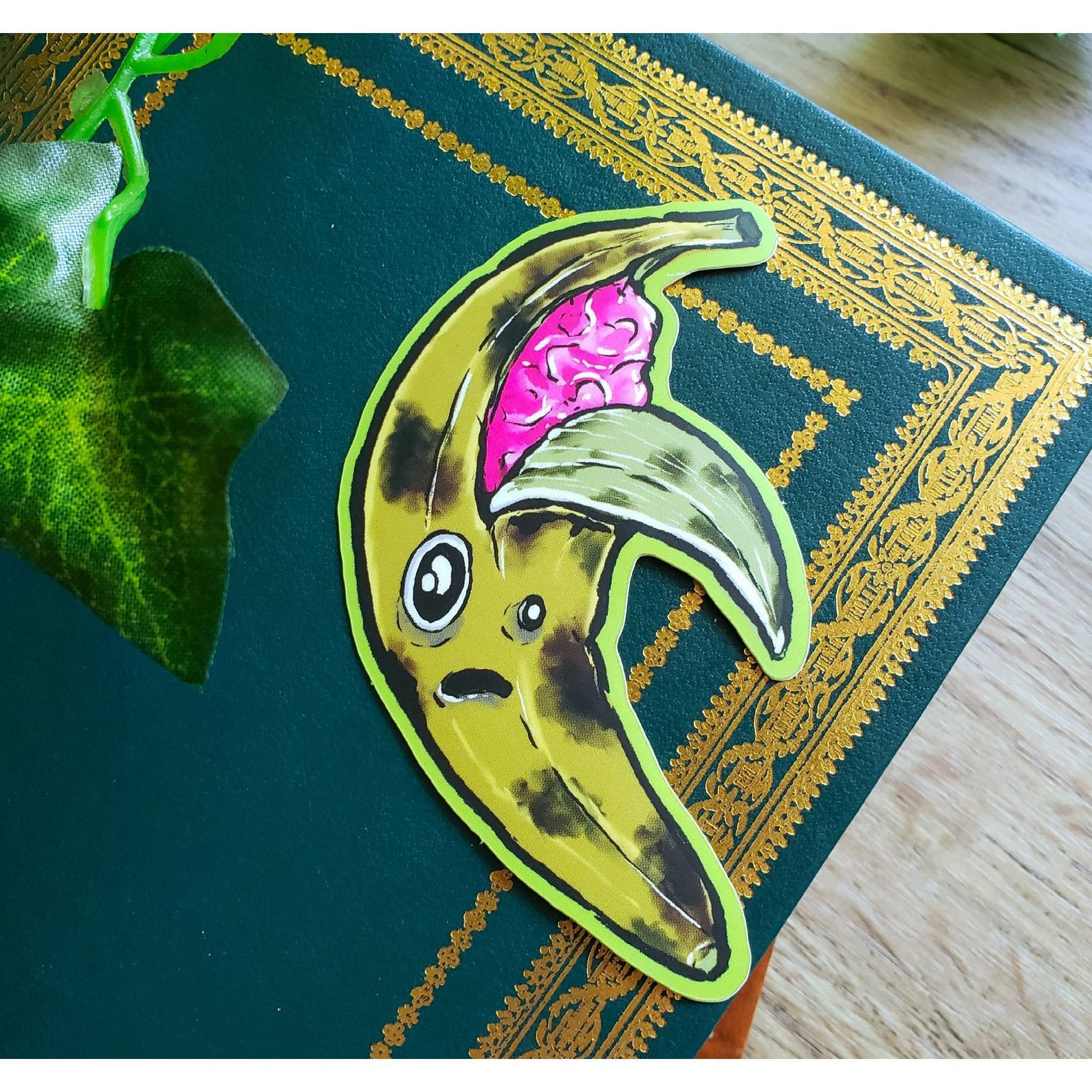 Zombie banana horror Halloween fantasy Waterproof stickers | Etsy