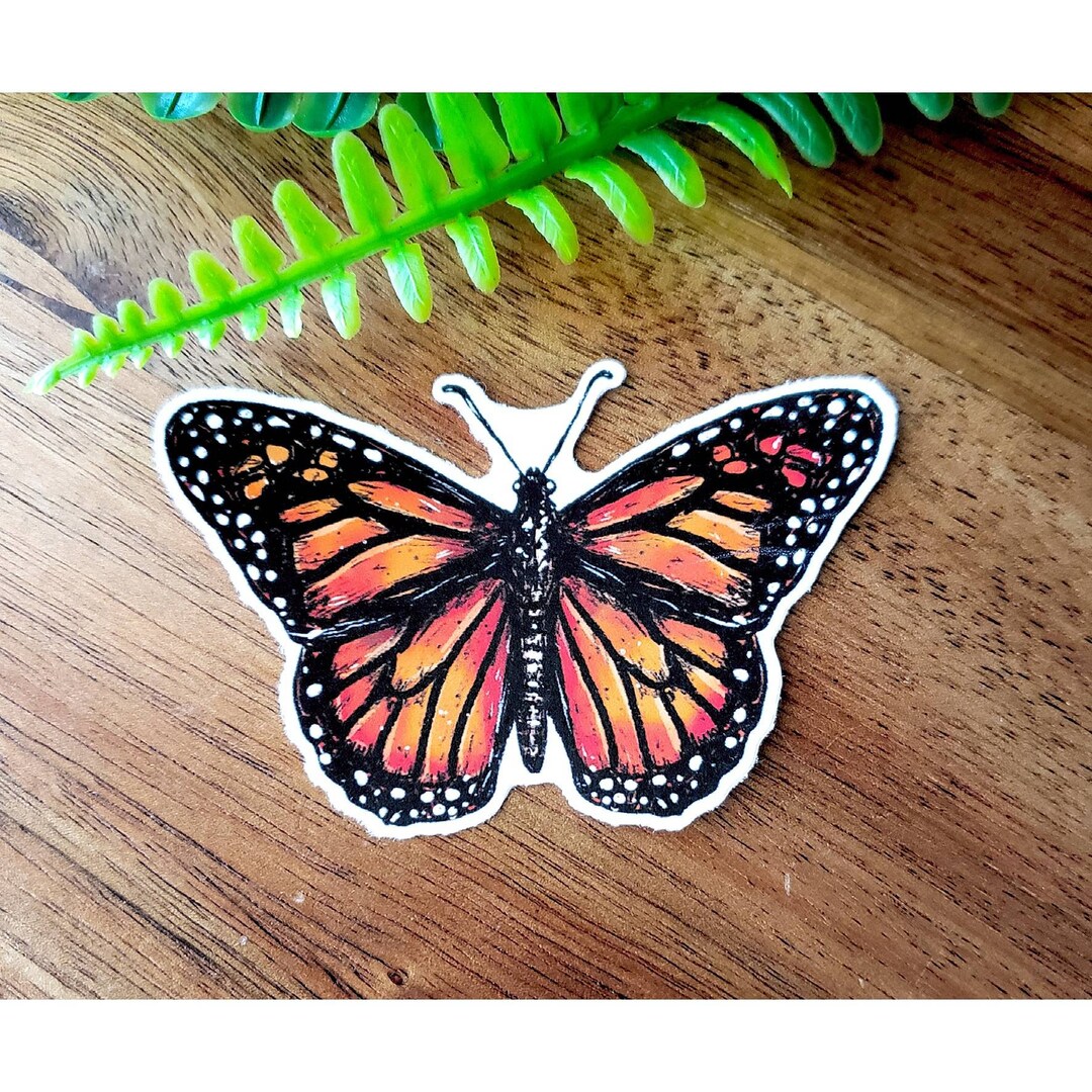 Monarch Butterfly Nature Animal Fantasy Waterproof Stickers - Etsy