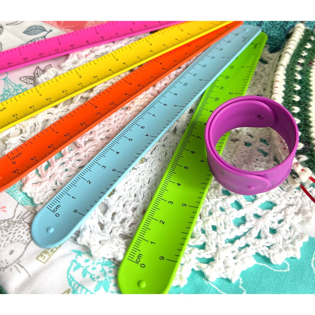 CHOOSE YOUR COLOR Slap Ruler Sewing Craft Supply Sewing Knitting ...