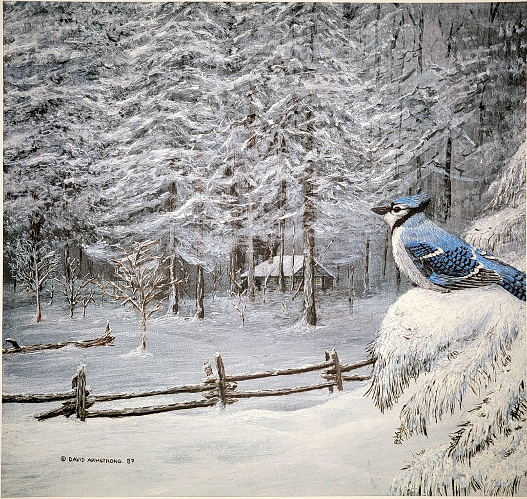 Winter Hideaway by David Armstrong - Artist Proof RARE 1990 Signed ...