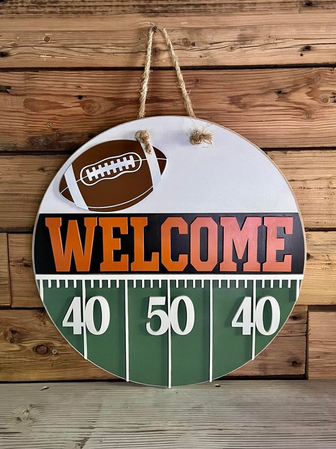 Football Sign Custom School Sign Custom Welcome Sign - Etsy