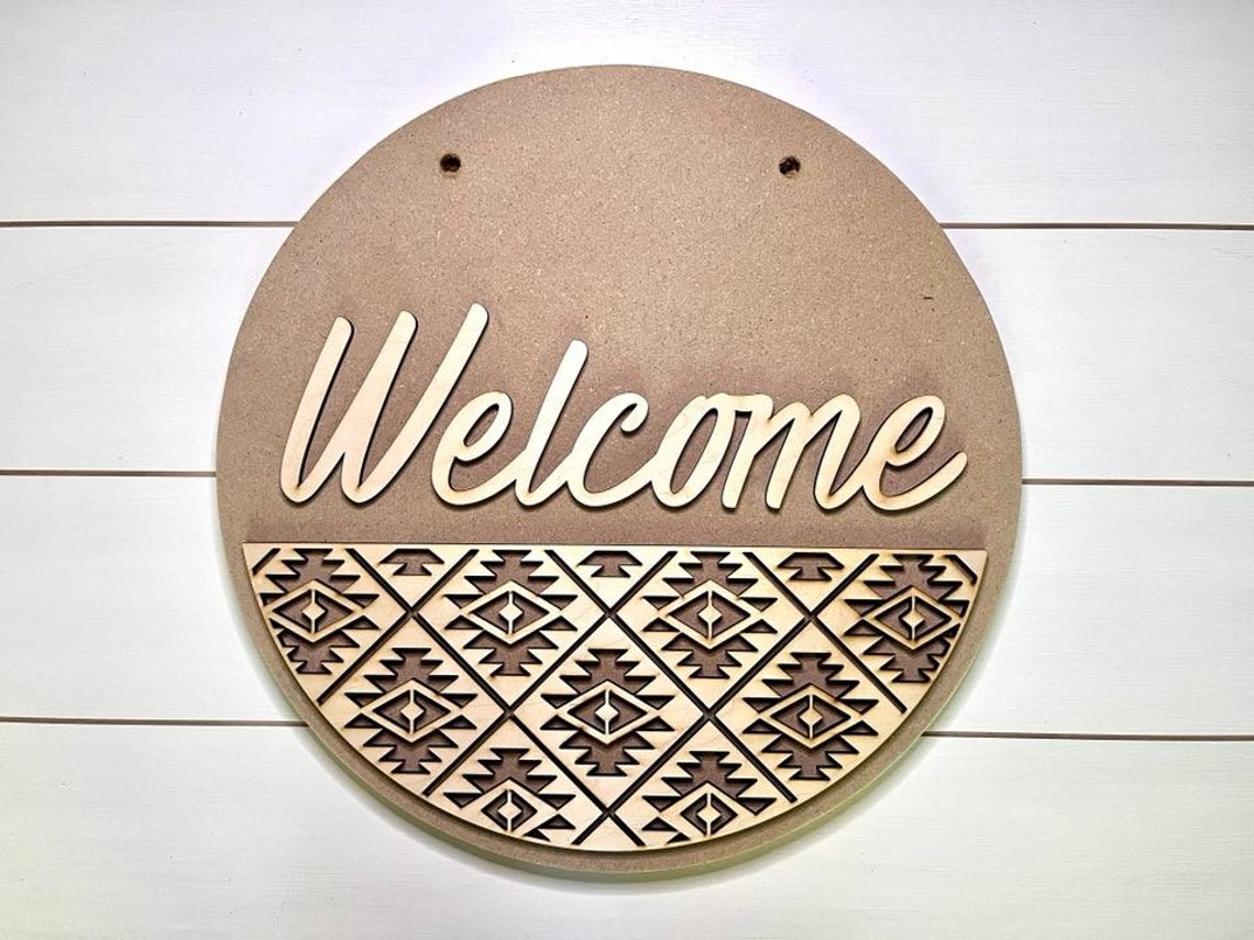 DIY Craft Kit DIY Kits for Adults Welcome Aztec Design - Etsy