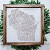 North Dakota State Wood Sign ND Home Decor North Dakota Prairie Grass ...