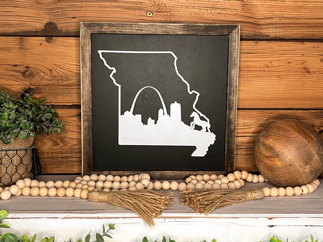 Gateway Arch Sign | Missouri State Sign | House Warming Gift Idea ...