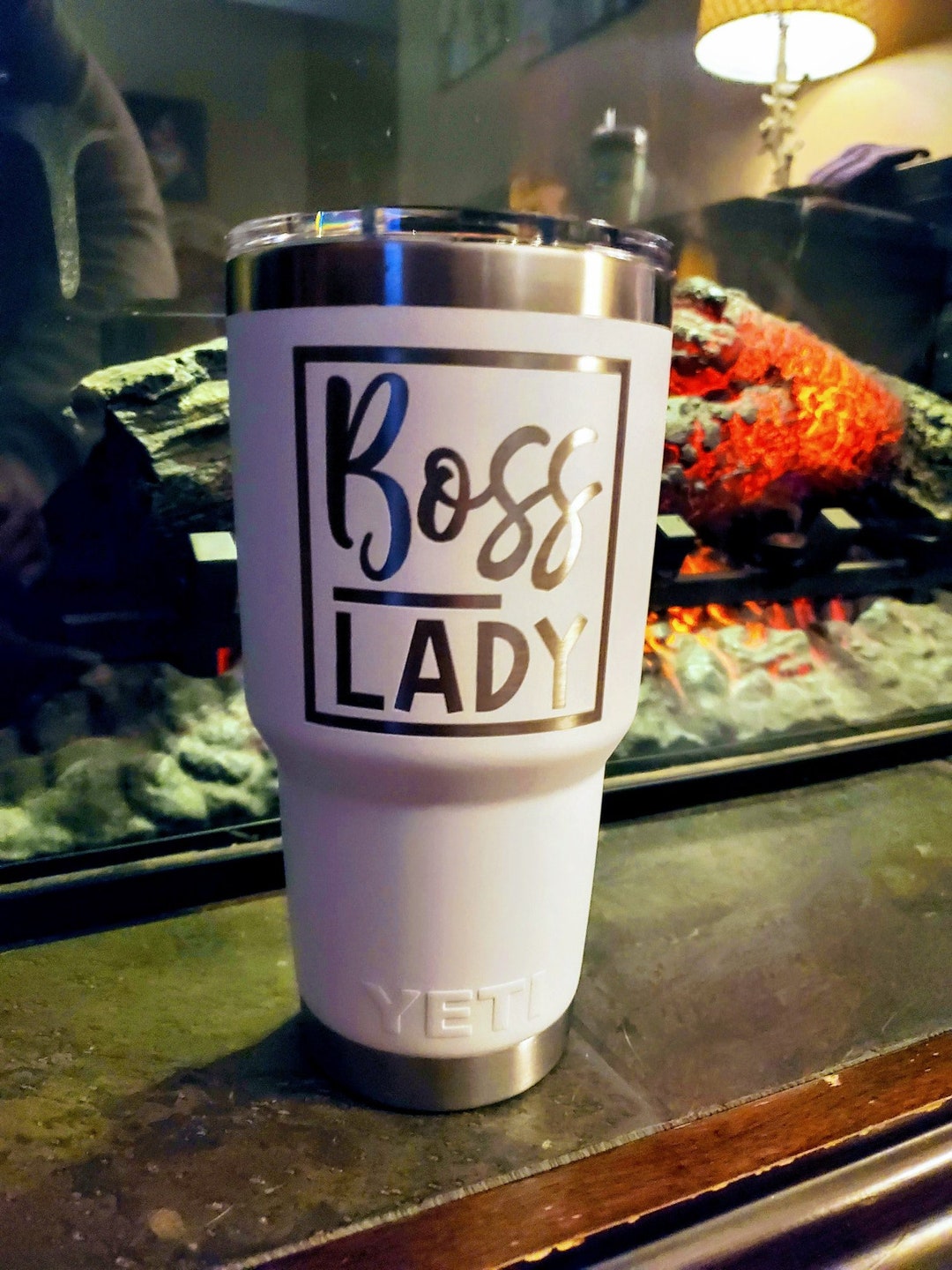Boss Lady Mug | Custom Engraved Yeti | Funny Mother's Day Gift | Funny ...