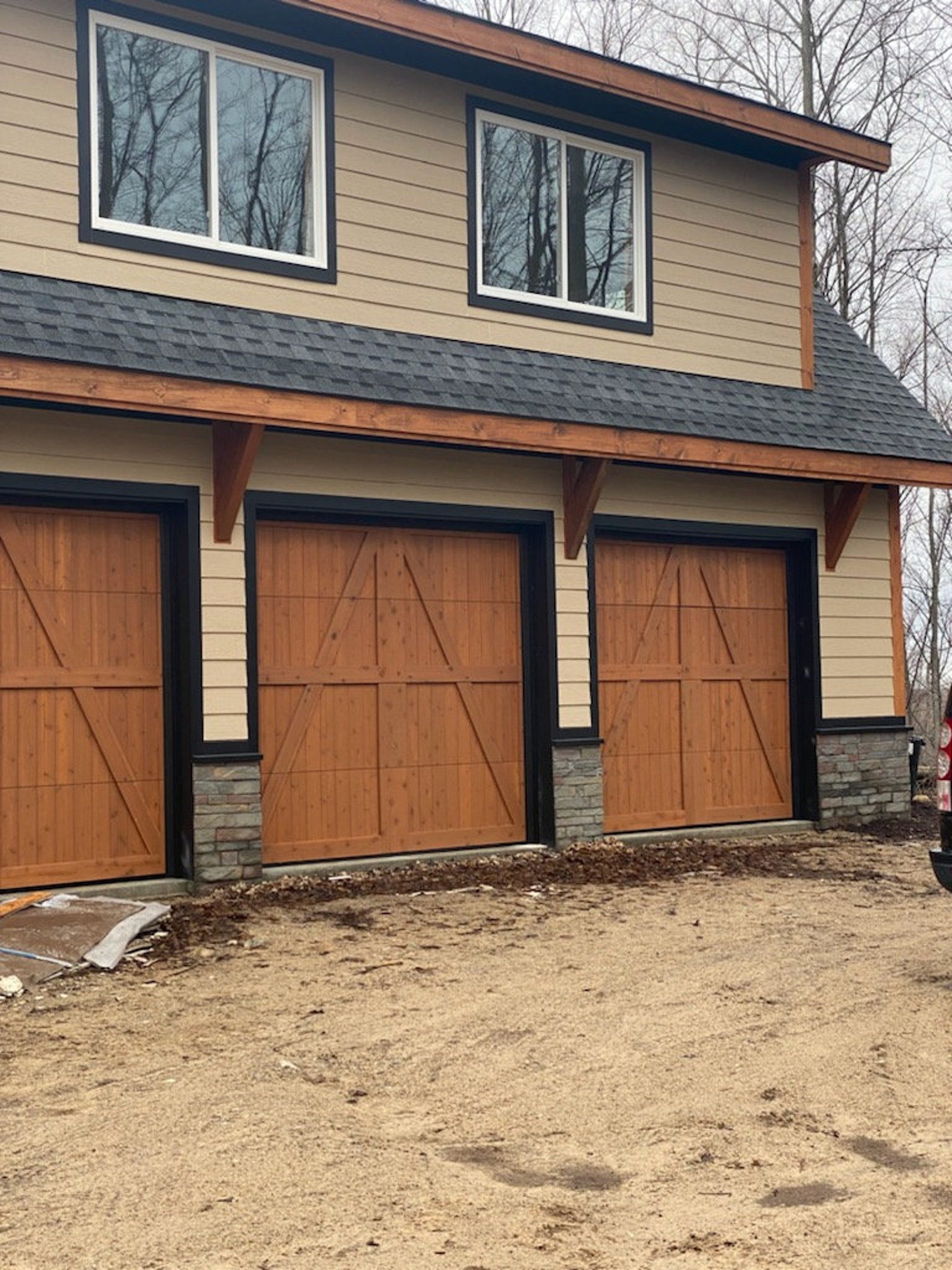 Customizable Cedar Garage Door - Etsy