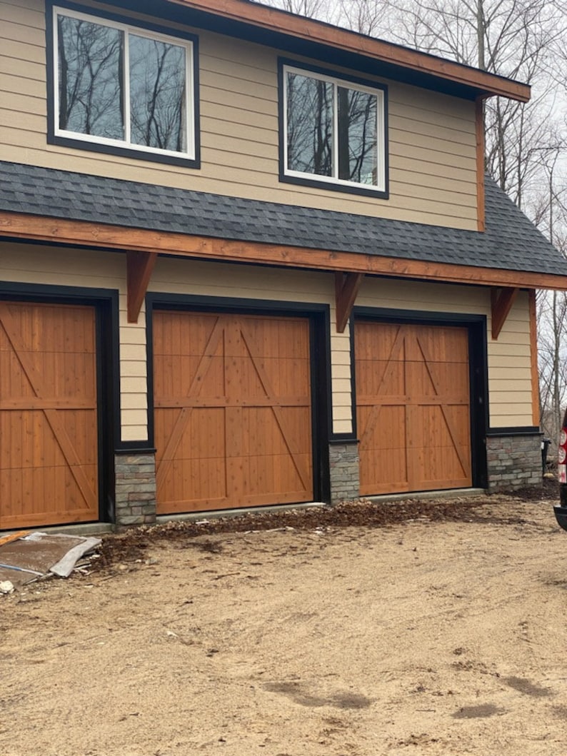 Customizable Cedar Garage Door - Etsy