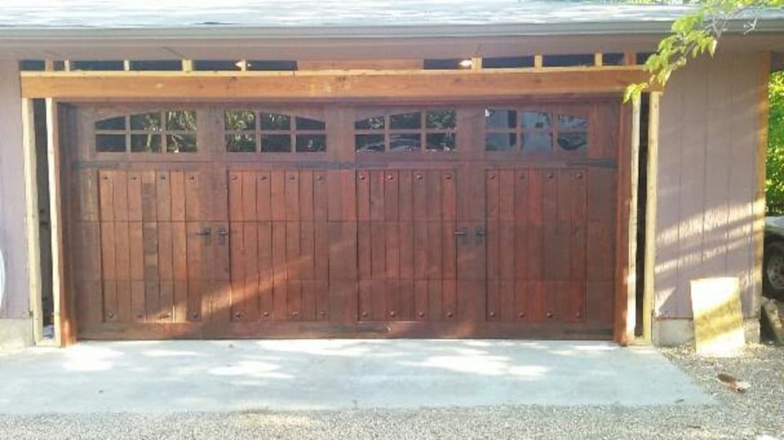 Beautiful Wooden Cedar Garage Doors - Etsy