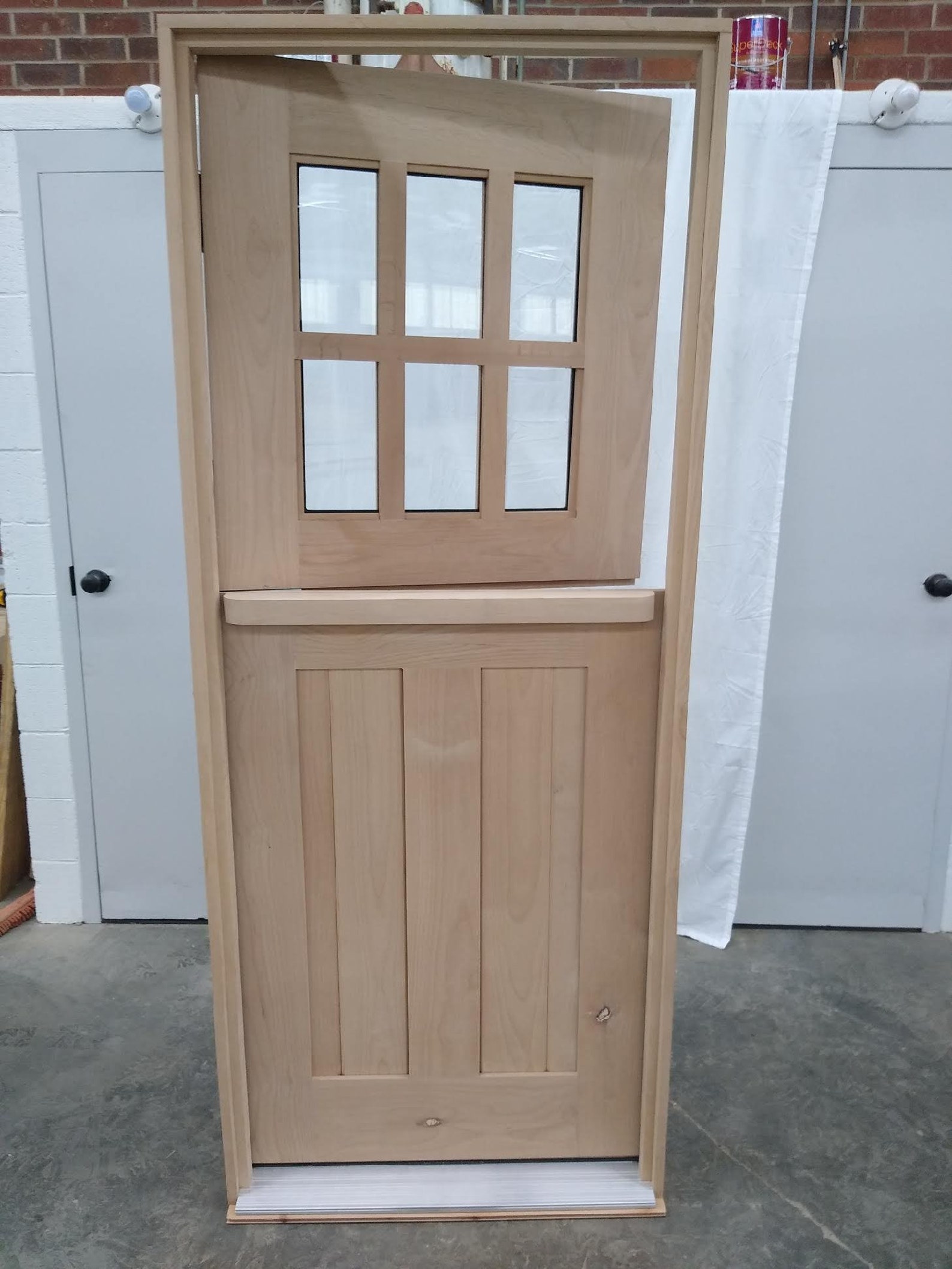 Solid Alder Wood Dutch Entry Doors With Custom Sizes, Colors, & Designs ...