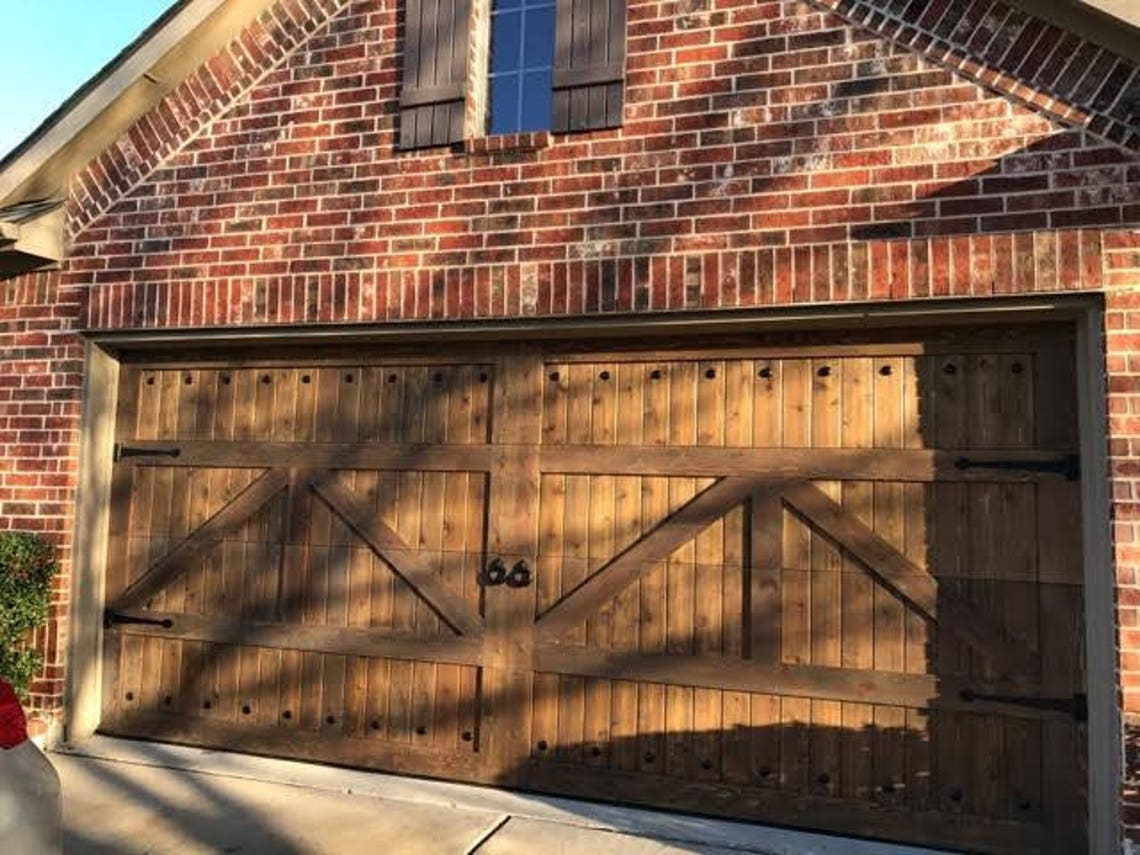 Beautiful Wooden Cedar Garage Doors - Etsy