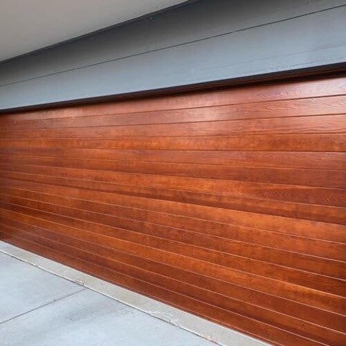 Solid Cedar Wooden Overhead Garage Doors - Etsy