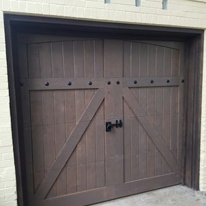 Beautiful Solid Cedar Garage Doors - Etsy