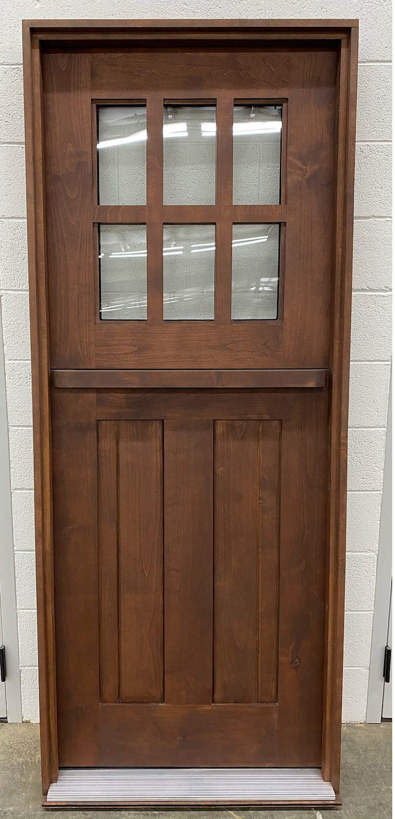 Solid Alder Wood Dutch Entry Doors With Custom Sizes, Colors, & Designs ...