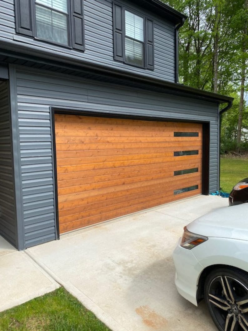 Modern Front Doors With Matching Garage Doors Available - Etsy
