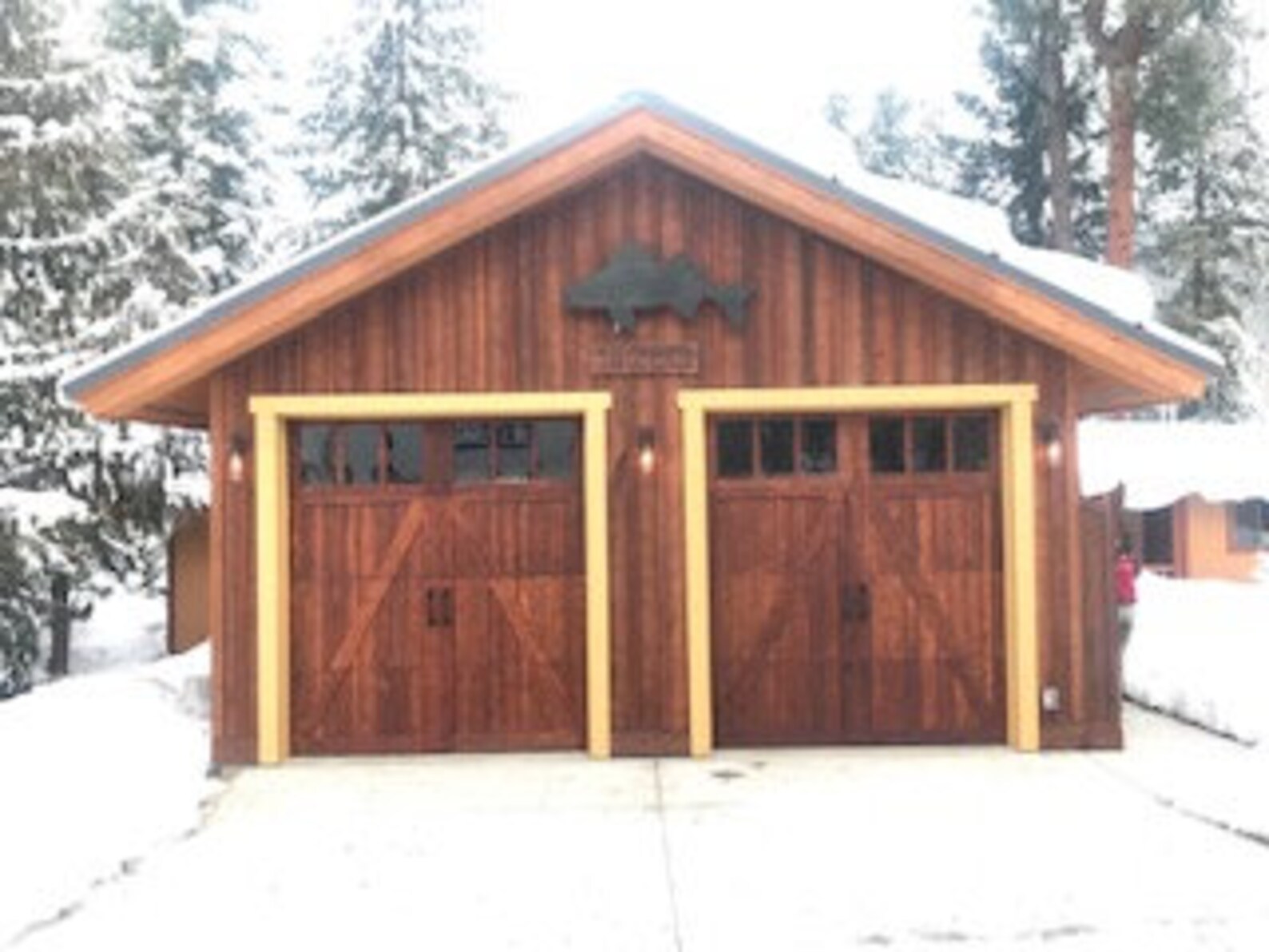 Customizable Cedar Garage Door - Etsy