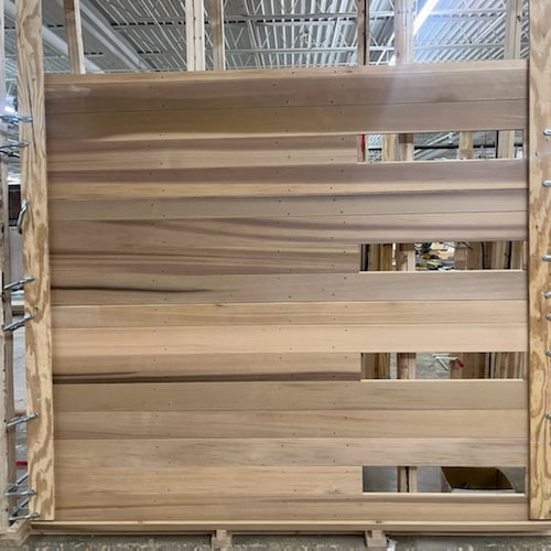 Solid Cedar Wooden Overhead Garage Doors - Etsy