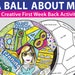 All About Me Back to School Soccer/football Printable Art Activity for ...