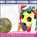 All About Me Back to School Soccer/football Printable Art Activity for ...