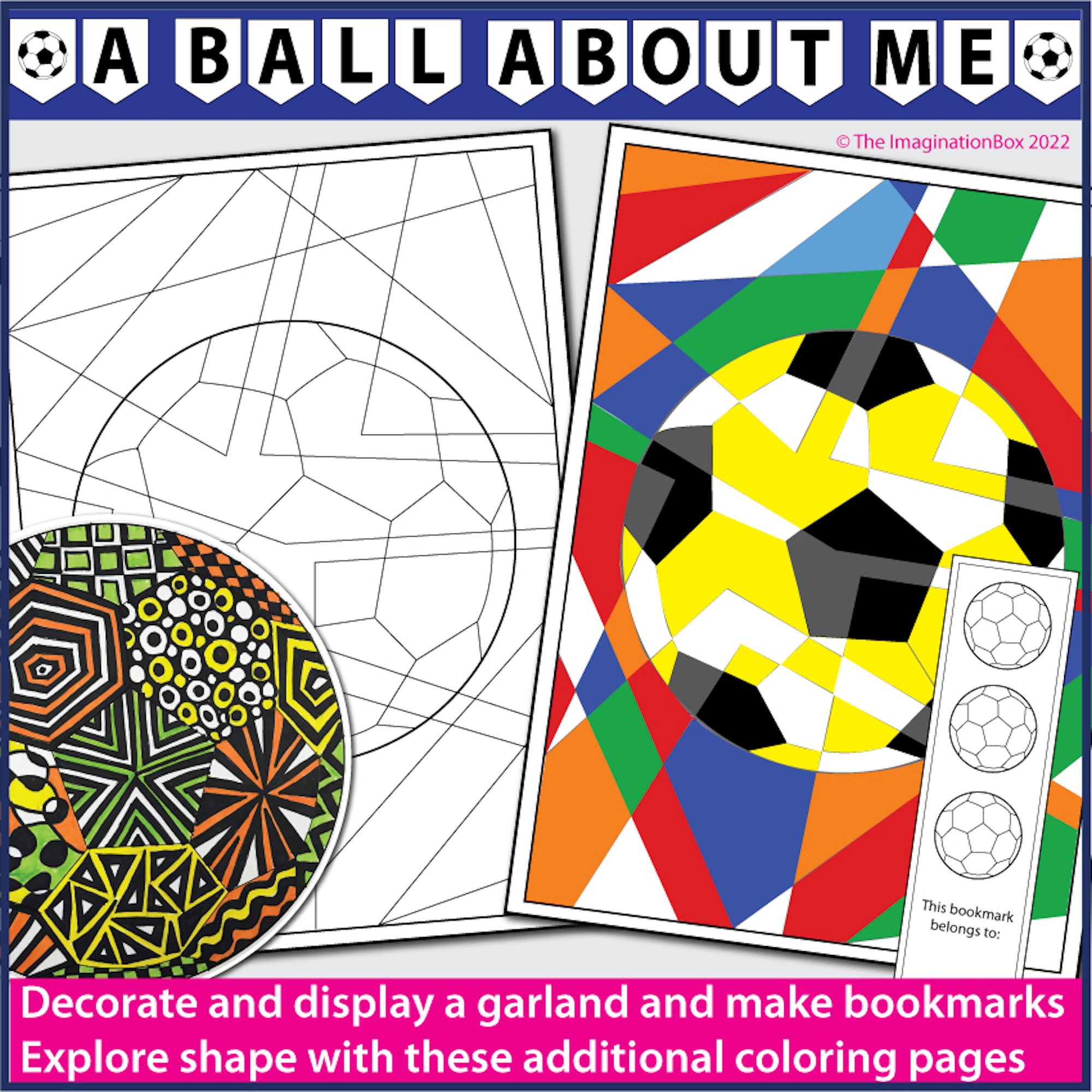 Soccer 'all About Me' Printable Art Activity: Back to School Icebreaker ...
