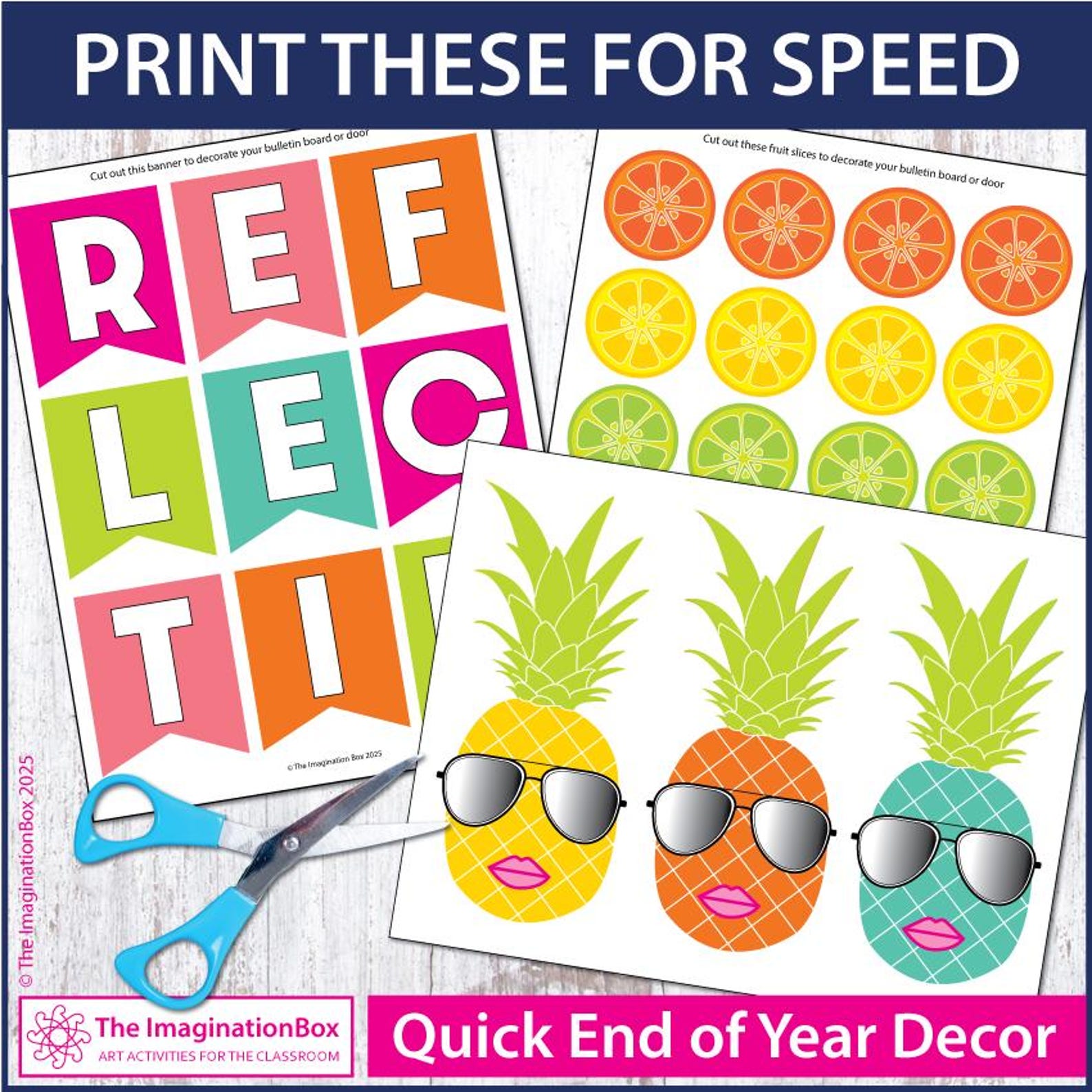 End of Year Bulletin Board Kit, May Bulletin, Summer Coloring Pages ...