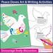 MLK Day Peace Doves Art & Writing Activity (PDF Download) - Etsy