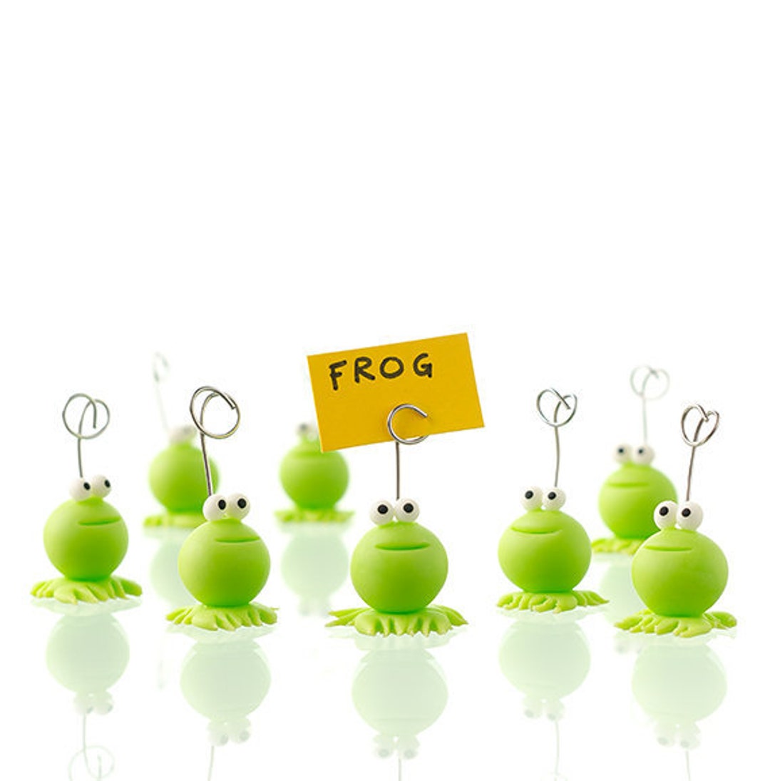 6 Frog Place Card Holders - Etsy