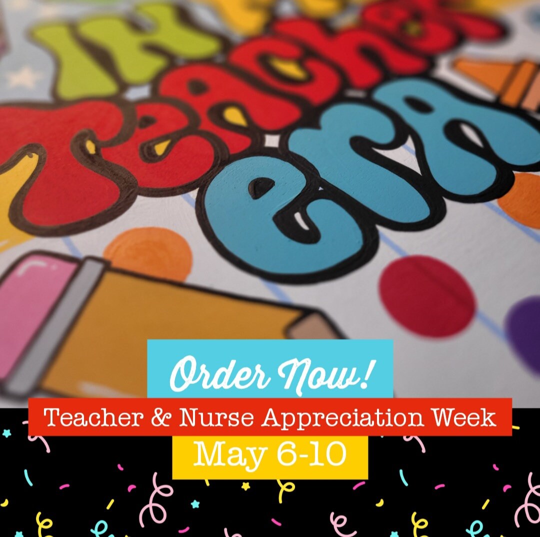 20 Handpainted Teacher Appreciation Nurses Week Paper Poster Board ...