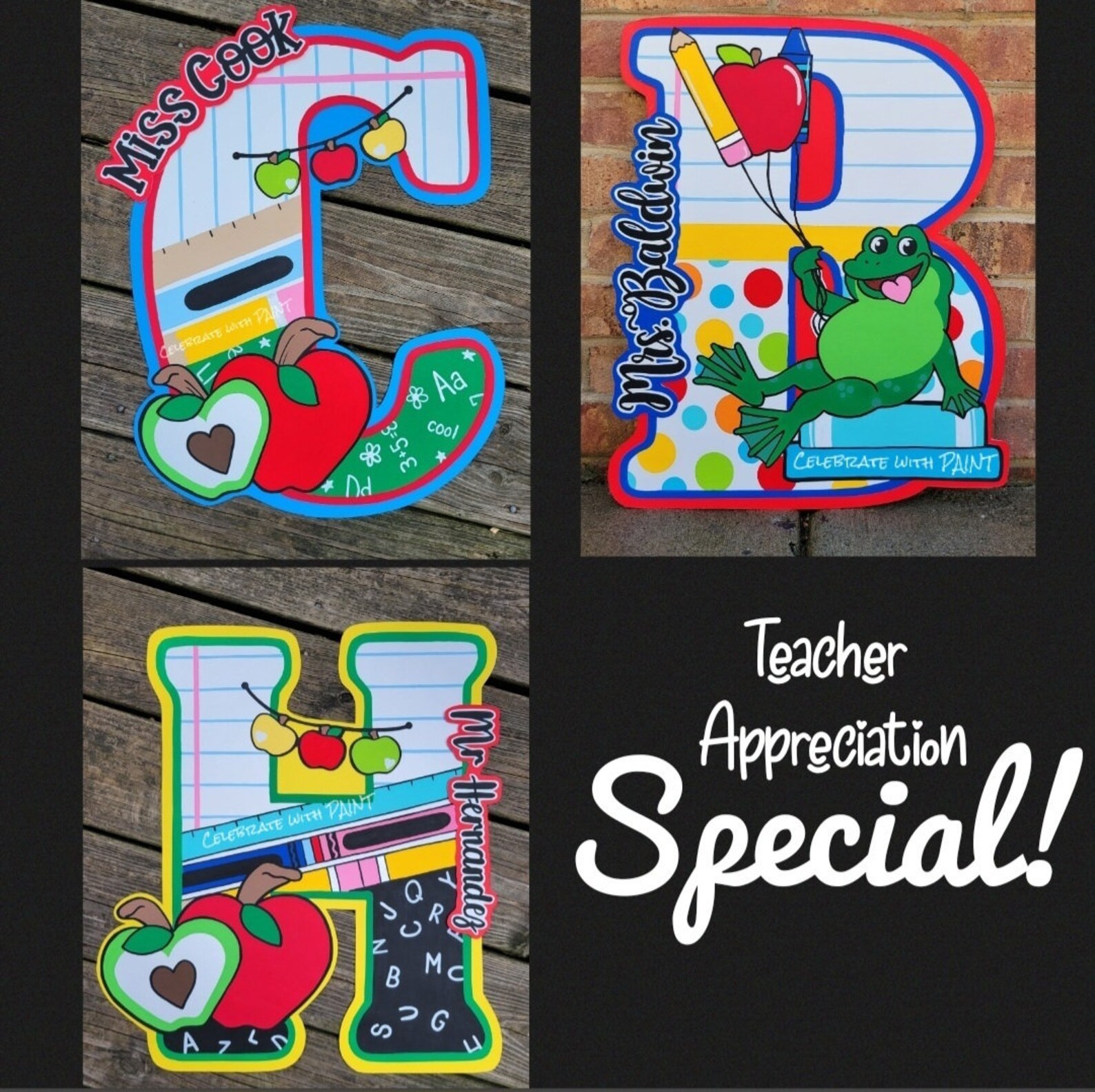 20 Handpainted Teacher Appreciation Nurses Week Paper - Etsy