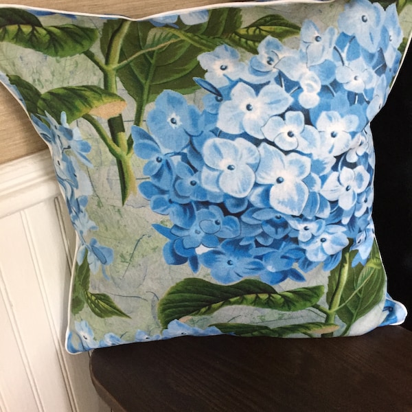 Hydrangea Pillow - Etsy