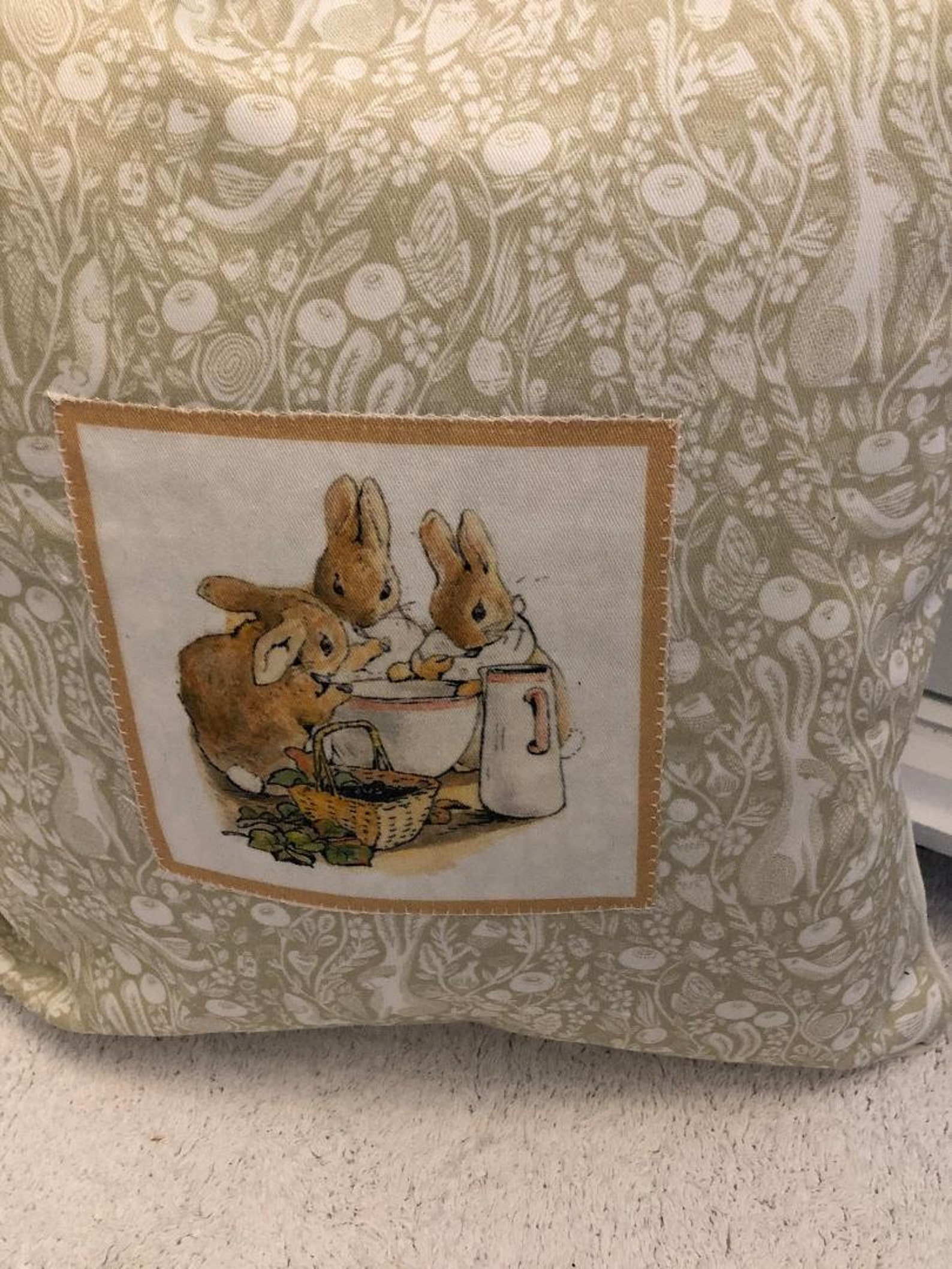 Flopsy, Mopsy, Cottontail/ Peter Rabbit Pillow - Etsy