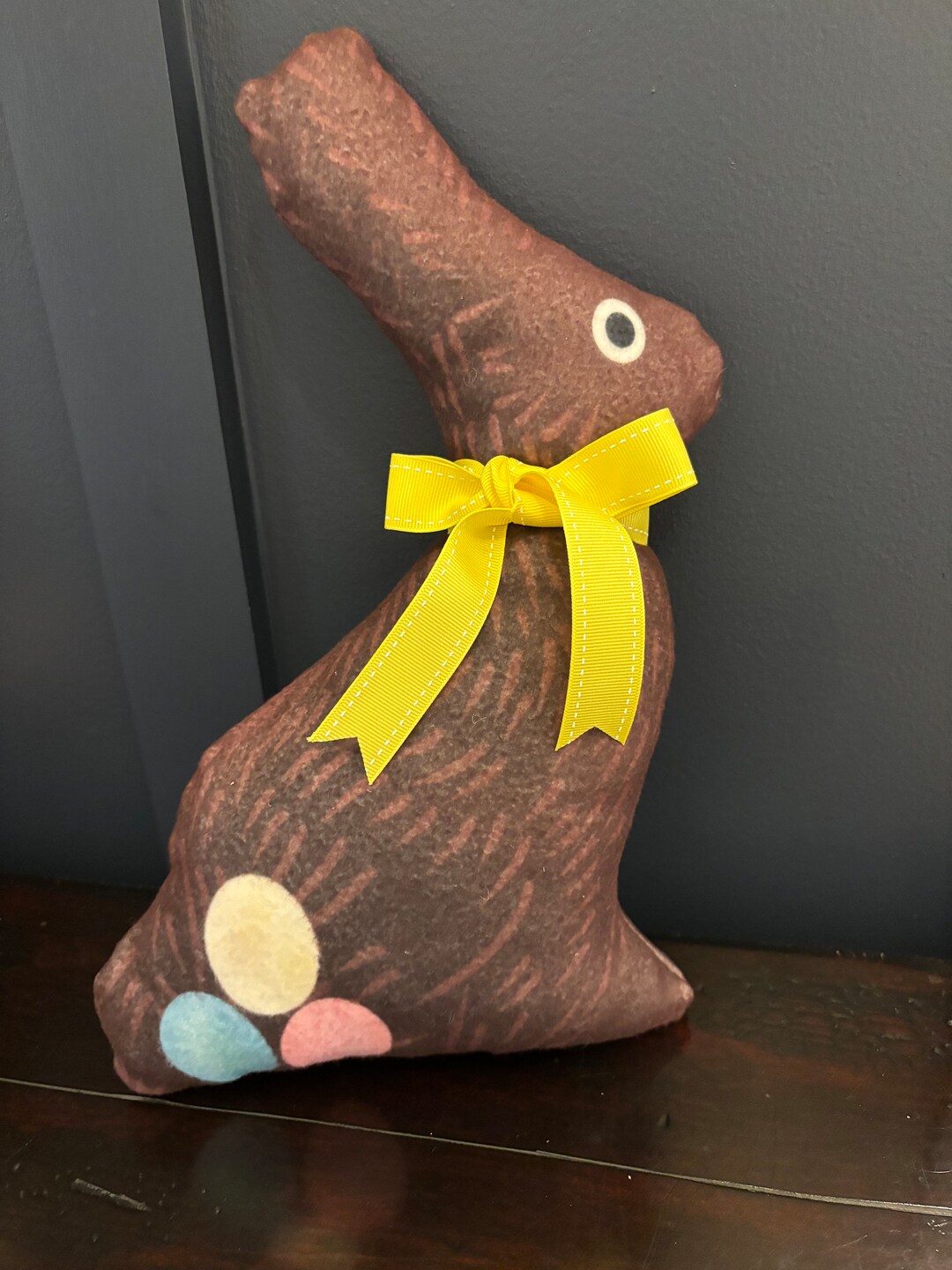 Classic “chocolate” Easter Bunny Plush - Etsy