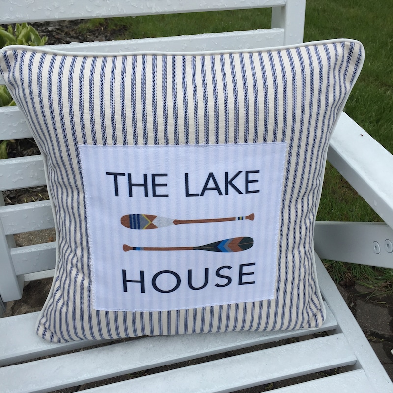 Lake House Pillow - Etsy