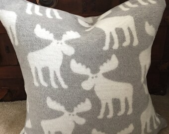 Moose Pillow | Etsy