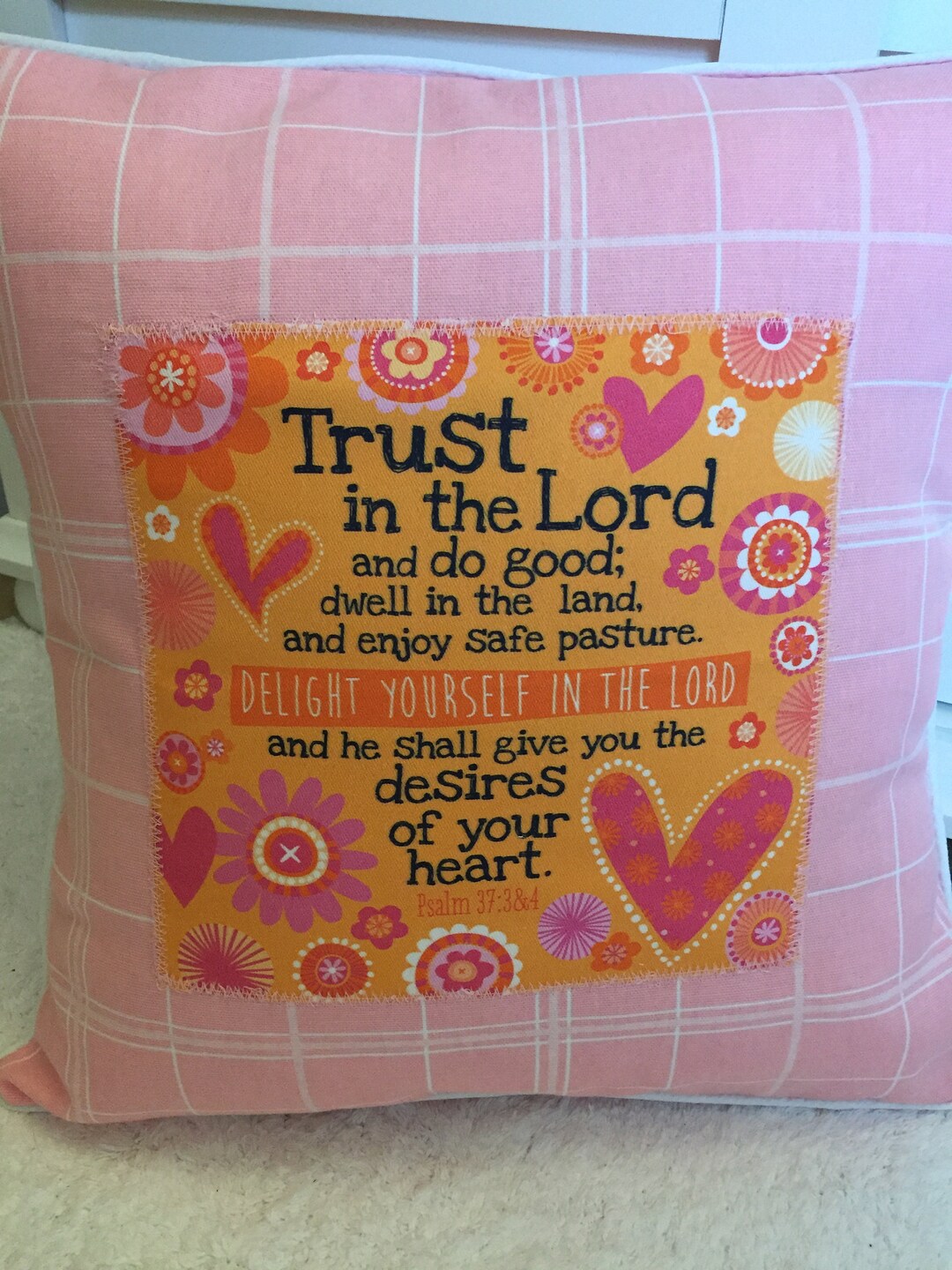 Scripture Pillow - Etsy